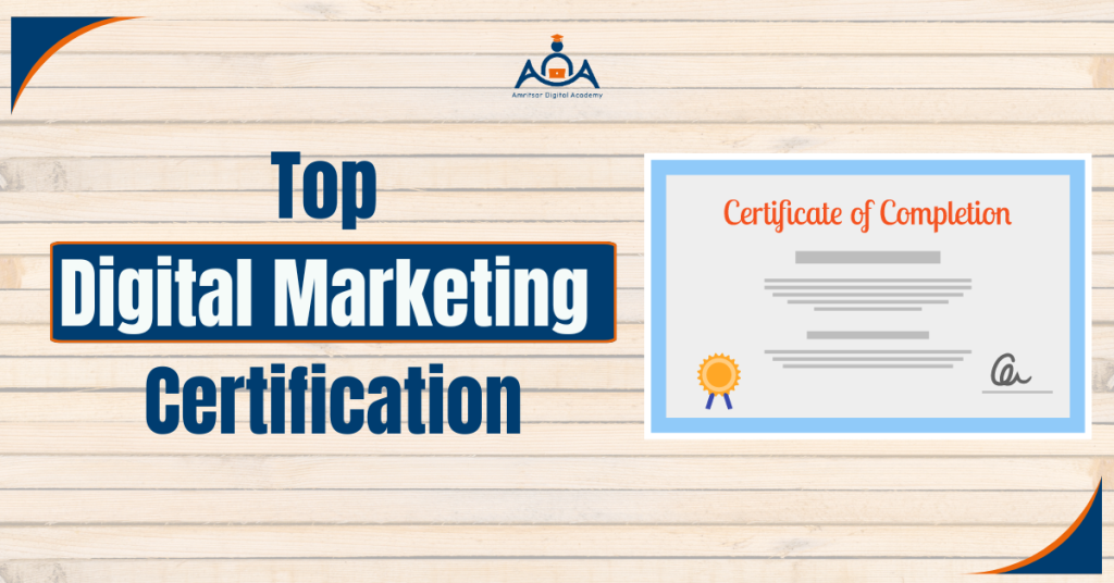 Top Digital Marketing Certifications for Students and New Marketers